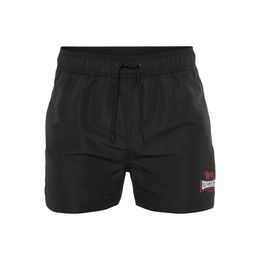 Lonsdale Badeshorts 'Kilstay' Herren Gr&ouml;&szlig;e L blutrot / schwarz / wei&szlig;