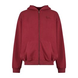 Karl Kani Sweatjacke 'Essential' Herren Gr&ouml;&szlig;e XL bordeaux / schwarz