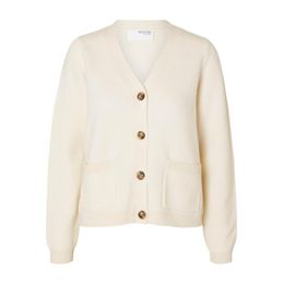 Selected Strickjacke 'SLFAna' Damen Gr&ouml;&szlig;e XL hellbeige