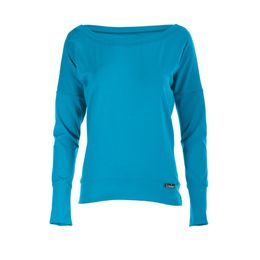 WINSHAPE Funktionsshirt 'WS2' Damen Gr&ouml;&szlig;e M blau / wei&szlig;