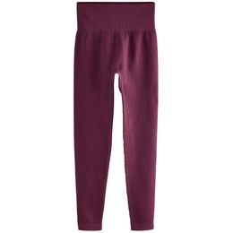 next Leggings Damen Gr&ouml;&szlig;e M weinrot