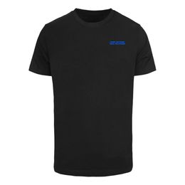 Mister Tee Shirt Herren Gr&ouml;&szlig;e XXXL cyanblau / schwarz / wei&szlig;