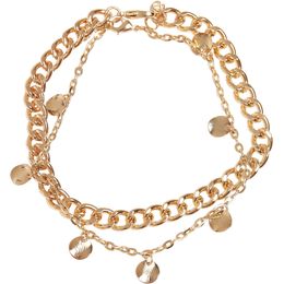 Urban Classics Armband 'Charmy' Damen Gr&ouml;&szlig;e S/M gold
