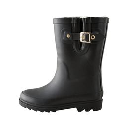 next Gummistiefel M&auml;dchen Gr&ouml;&szlig;e 35.5 gold / schwarz