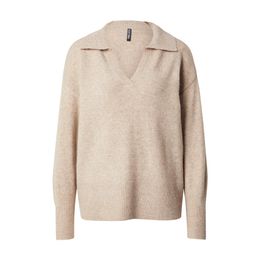 Pieces Pullover 'PCMALOU' Damen Gr&ouml;&szlig;e L beige
