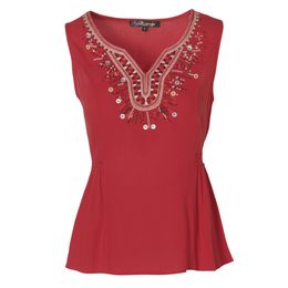 Koroshi Bluse Damen Gr&ouml;&szlig;e L rot