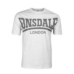 Lonsdale T-Shirt 'York' Herren Gr&ouml;&szlig;e XXL dunkelgrau / offwhite