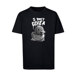 Mister Tee T-Shirt 'I Don't Give A' Jungen Gr&ouml;&szlig;e 122/128 grau / schwarz / wei&szlig;