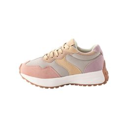 next Sneaker M&auml;dchen Gr&ouml;&szlig;e 29 hellbeige / grau / pastelllila / pink