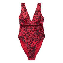 next Badeanzug Damen Gr&ouml;&szlig;e 7XL rot / schwarz