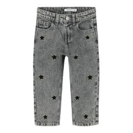 name it Jeans 'NMFBELLA' M&auml;dchen Gr&ouml;&szlig;e 104 grau / schwarz