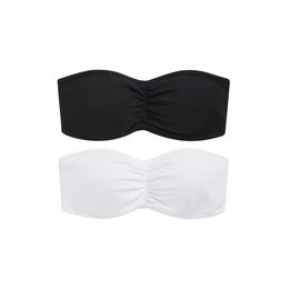 next Bikinitop Damen Gr&ouml;&szlig;e 80 schwarz / wei&szlig;
