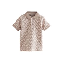 next Poloshirt Jungen Gr&ouml;&szlig;e 86 creme / dunkelbeige