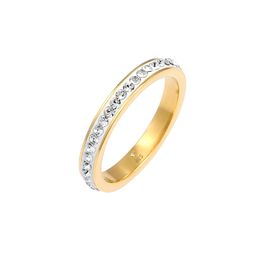 Elli Ring 'Kristall' Damen Gr&ouml;&szlig;e 64 gold / transparent