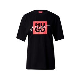 Hugo T-Shirt 'Dashire 3' Damen Gr&ouml;&szlig;e M rot / schwarz / wei&szlig;