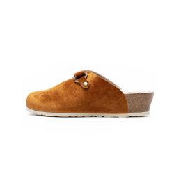 Bayton Pantolette 'Edimbourg' Damen Gr&ouml;&szlig;e 37 camel