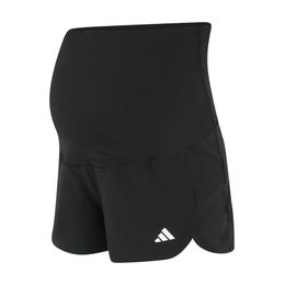 adidas Performance Umstand Sportshorts 'Pacer' Damen Gr&ouml;&szlig;e 4XS schwarz / wei&szlig;