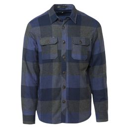Koroshi Jacke Herren Gr&ouml;&szlig;e XL indigo / dunkelblau / dunkelgrau / graumeliert