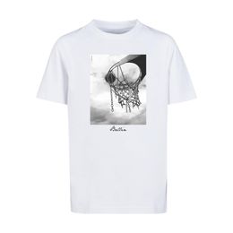 Mister Tee Shirt 'Ballin' Jungen Gr&ouml;&szlig;e 122/128 grau / schwarz / wei&szlig;
