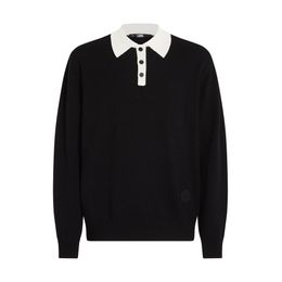K by KARL LAGERFELD Karl Lagerfeld Pullover Herren Gr&ouml;&szlig;e M schwarz / wei&szlig;