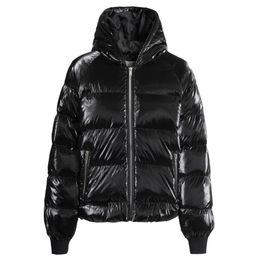Influencer &Uuml;bergangsjacke Damen Gr&ouml;&szlig;e M schwarz Winterjacke