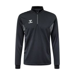 Hummel Sportsweatshirt 'AUTHENTIC' Herren Gr&ouml;&szlig;e L grau / schwarz / wei&szlig;