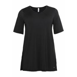 sheego Shirt Damen Gr&ouml;&szlig;e XXL schwarz
