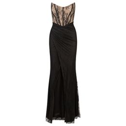 Kraimod Abendkleid Damen Gr&ouml;&szlig;e 38 beige / schwarz Winterkleid