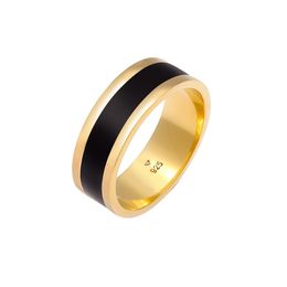 Kuzzoi Ring Herren Gr&ouml;&szlig;e 60 gold / schwarz