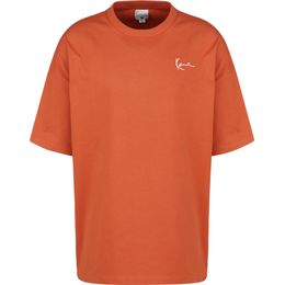 Karl Kani T-Shirt Herren Gr&ouml;&szlig;e XXL orange / wei&szlig;