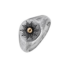 Haze&Glory Haze&glory Ring 'Sun Lover' Herren Gr&ouml;&szlig;e 66 gold / silber