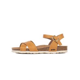 Bayton Sandale Damen Gr&ouml;&szlig;e 42 camel / schwarz