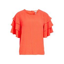 Object Bluse 'VIVA' Damen Gr&ouml;&szlig;e M orangerot