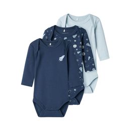 name it Body 'Dark Space' Jungen Gr&ouml;&szlig;e 80 navy / hellblau / wei&szlig;
