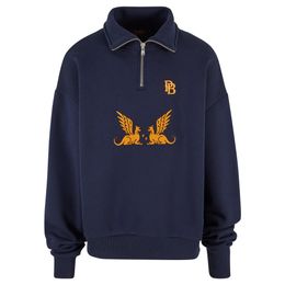 Prohibited Sweatshirt 'Griffin' Damen Gr&ouml;&szlig;e M dunkelblau / safran / schwarz