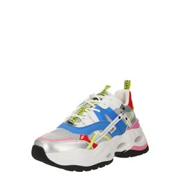 Buffalo Sneaker 'Triplet HolLow' Damen Gr&ouml;&szlig;e 40 azur / limette / rosa / wei&szlig;