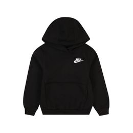 Nike Sportswear Sweatshirt 'Club Fleece' Jungen Gr&ouml;&szlig;e 122 schwarz / wei&szlig;