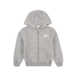 Nike Sportswear Sweatjacke 'CLUB FLEECE' Jungen Gr&ouml;&szlig;e 110 graumeliert