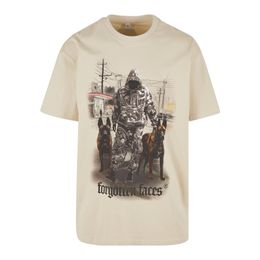 Forgotten Faces T-Shirt Herren Gr&ouml;&szlig;e 4XL beige / braun / dunkelgrau / schwarz