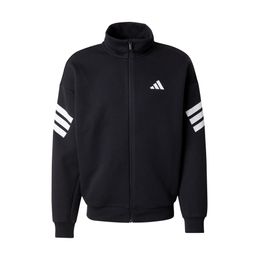 adidas Sportswear Sportsweatjacke Herren Gr&ouml;&szlig;e S schwarz / wei&szlig;