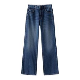 Bershka Jeans Damen Gr&ouml;&szlig;e 34 dunkelblau