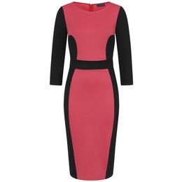 HotSquash Kleid Damen Gr&ouml;&szlig;e 46 pink / schwarz Winterkleid