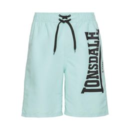 Lonsdale Badeshorts Herren Gr&ouml;&szlig;e S hellblau / schwarz