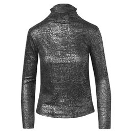 Koroshi Shirt Damen Gr&ouml;&szlig;e XXL silber