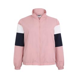 Urban Classics &Uuml;bergangsjacke Damen Gr&ouml;&szlig;e XL rosa / schwarz / wei&szlig;