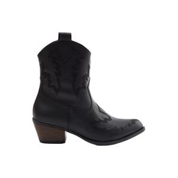 Trendyol Cowboystiefel Damen Gr&ouml;&szlig;e 37 schwarz Winterschuhe