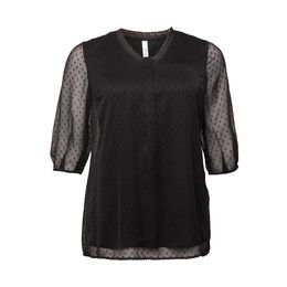 sheego Tunika Damen Gr&ouml;&szlig;e XL schwarz
