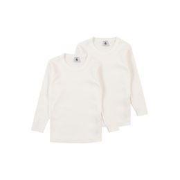 Petit Bateau Shirt Jungen Gr&ouml;&szlig;e 128 creme
