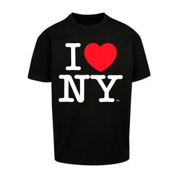 Merchcode T-Shirt ' I Love NY' Herren Gr&ouml;&szlig;e 4XL blutrot / schwarz / wei&szlig;