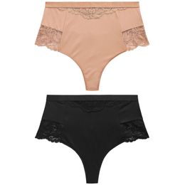 next Shapingslip Damen Gr&ouml;&szlig;e S dunkelbeige / schwarz
